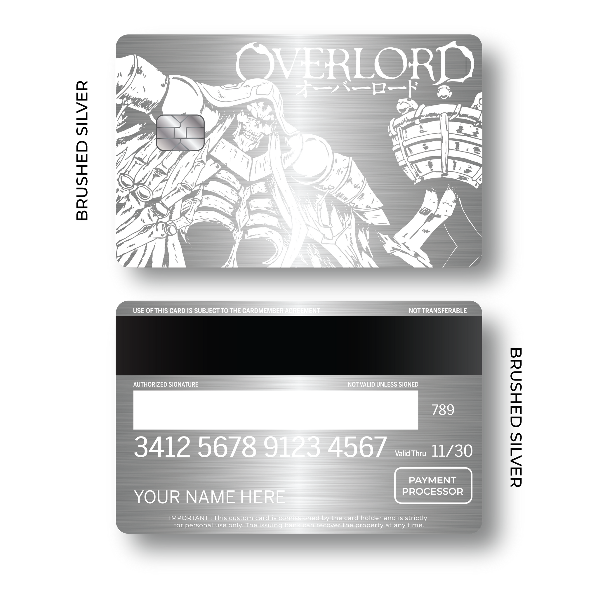 Metal Card Overlord – Gold Link co