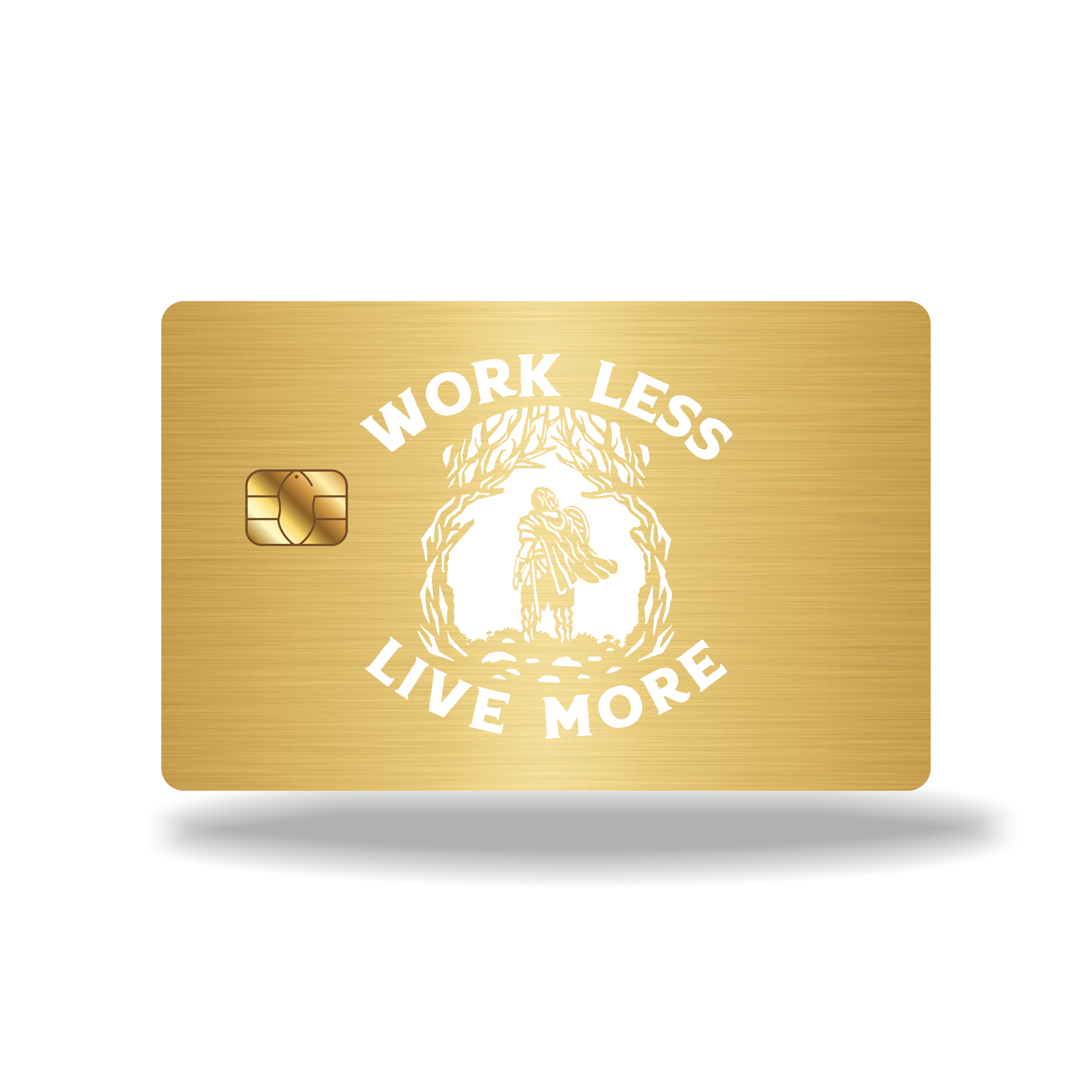 Metal Card Work Less – Gold Link co